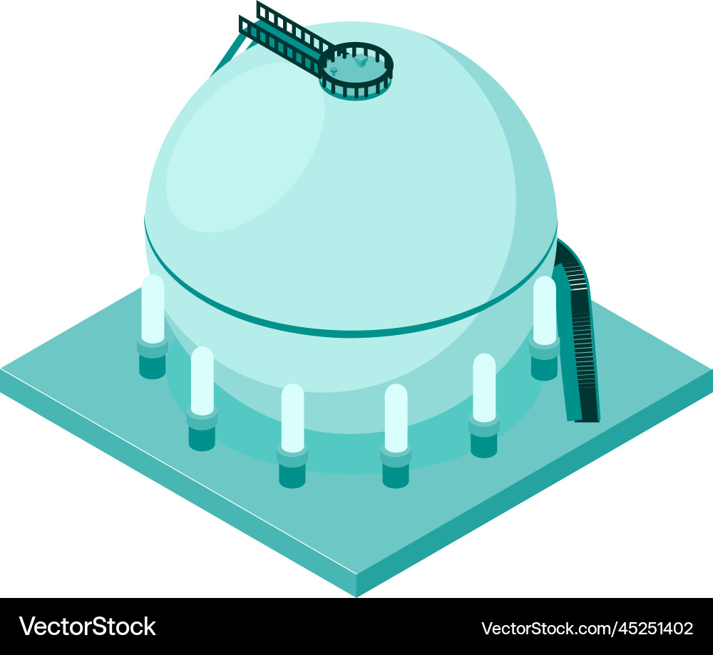 Oil reservoir icon Royalty Free Vector Image - VectorStock