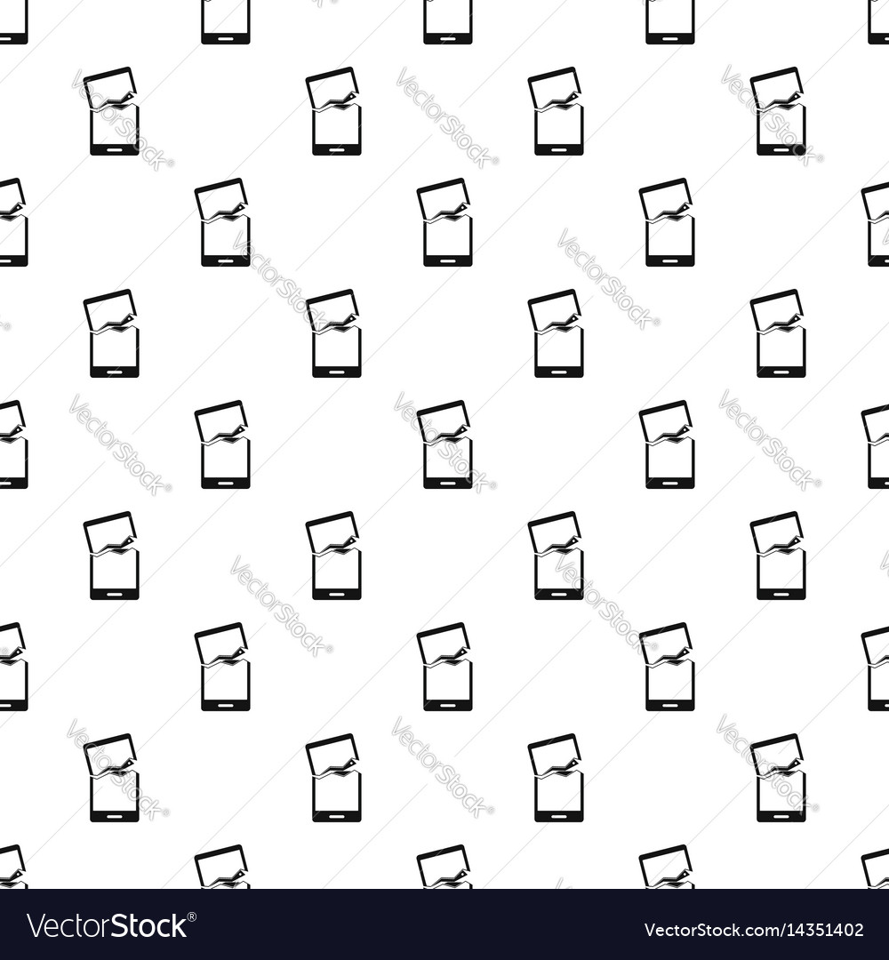 Opened phone pattern Royalty Free Vector Image