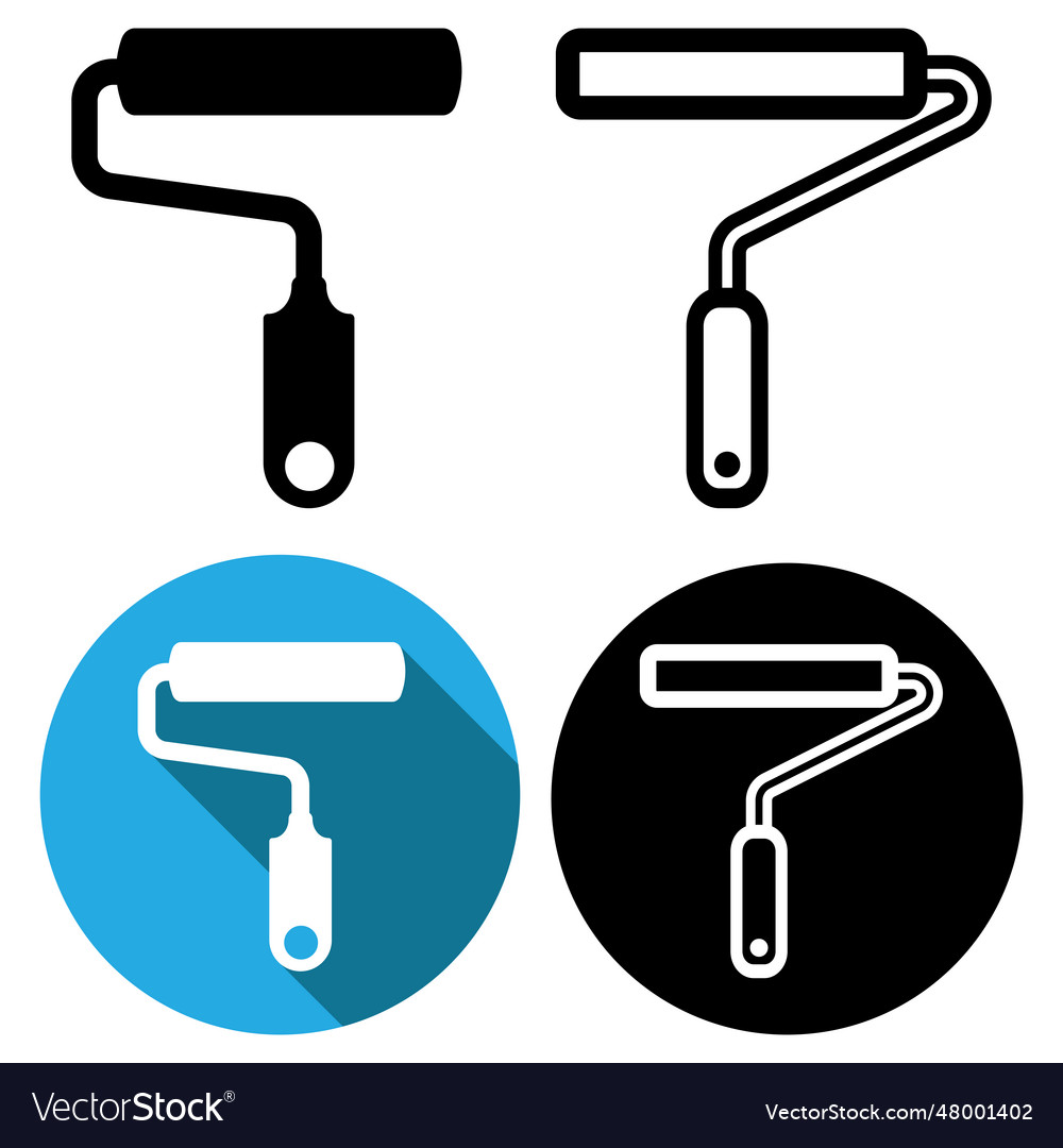 Roller icon Royalty Free Vector Image - VectorStock