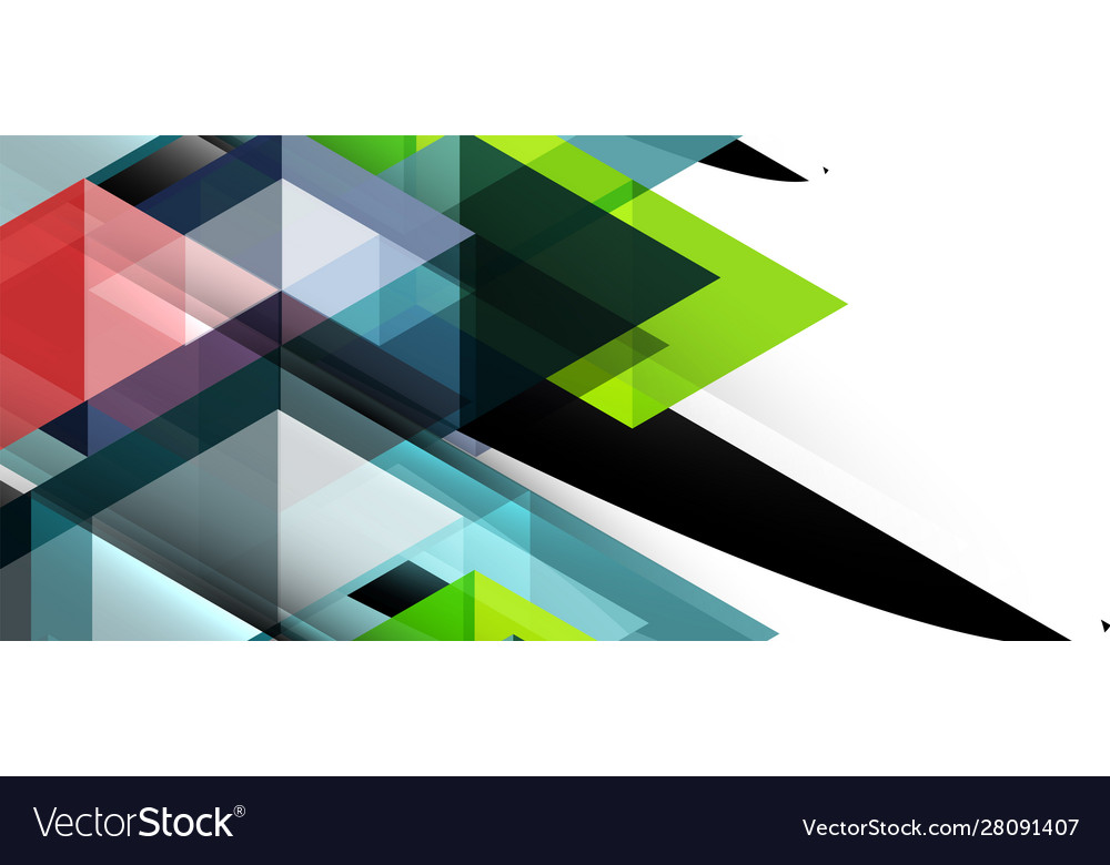 Abstract triangle pattern colorful backdrop Vector Image
