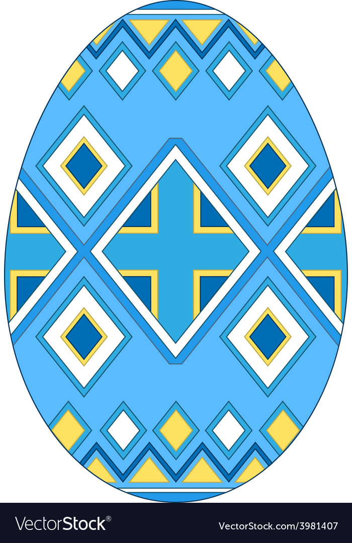 Easter egg Royalty Free Vector Image - VectorStock