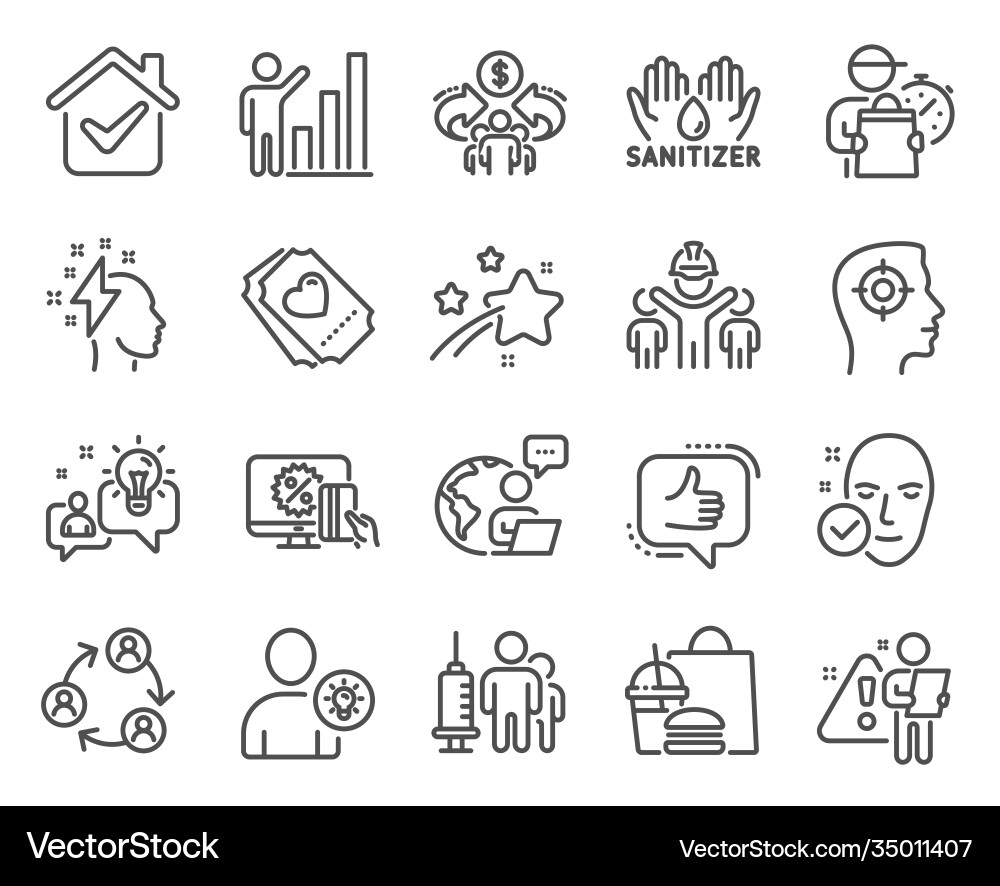 People icons set included icon as engineering Vector Image