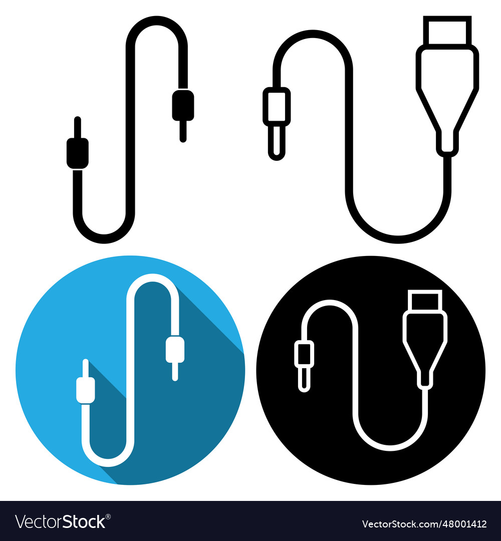 Cable icon Royalty Free Vector Image - VectorStock