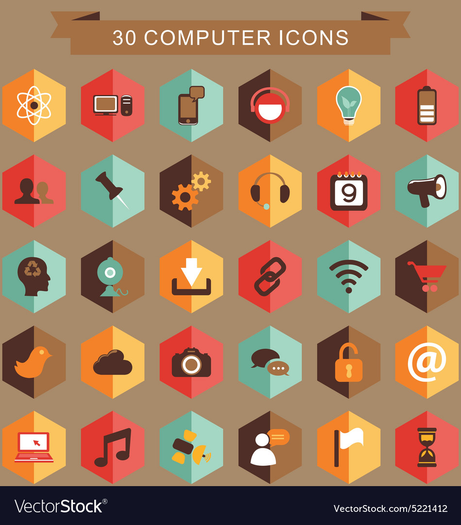 Computer icons Royalty Free Vector Image - VectorStock