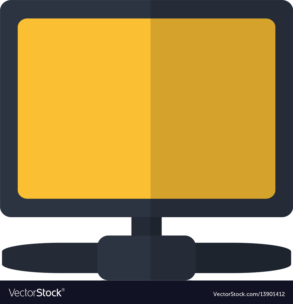 Monitor computer icon Royalty Free Vector Image