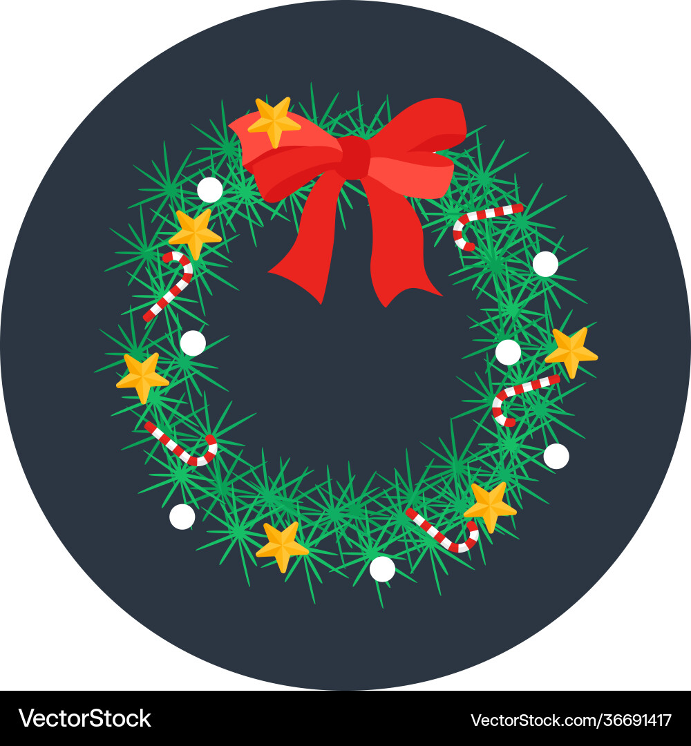 Decorative wreath Royalty Free Vector Image - VectorStock