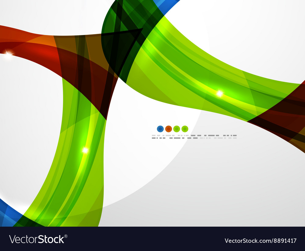 Smooth wave line abstract background Royalty Free Vector