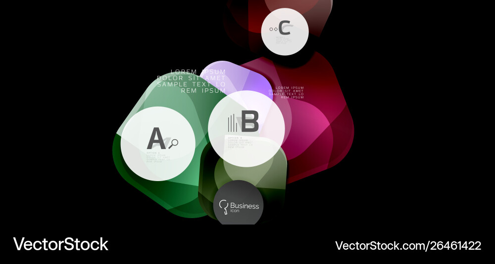 Modern advertising concept for wallpaper design Vector Image