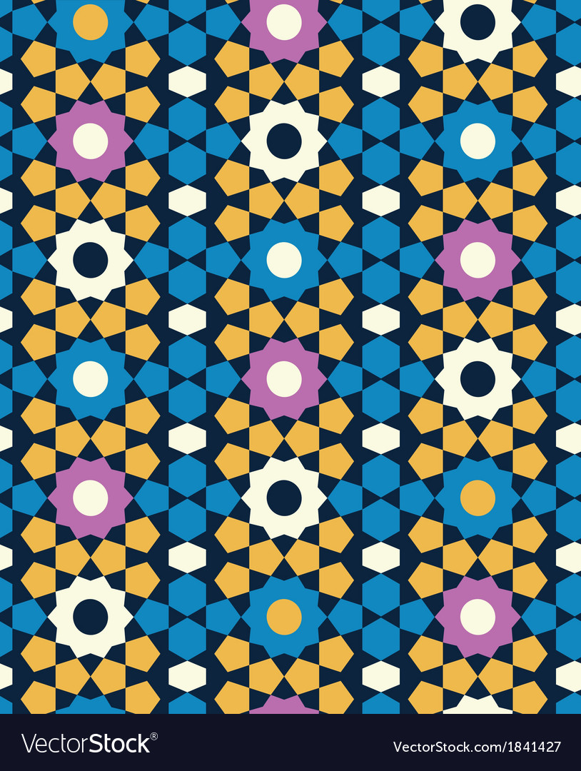 Arabic pattern Royalty Free Vector Image - VectorStock