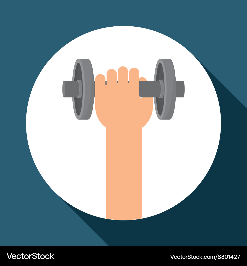 Fitness and gym design Royalty Free Vector Image