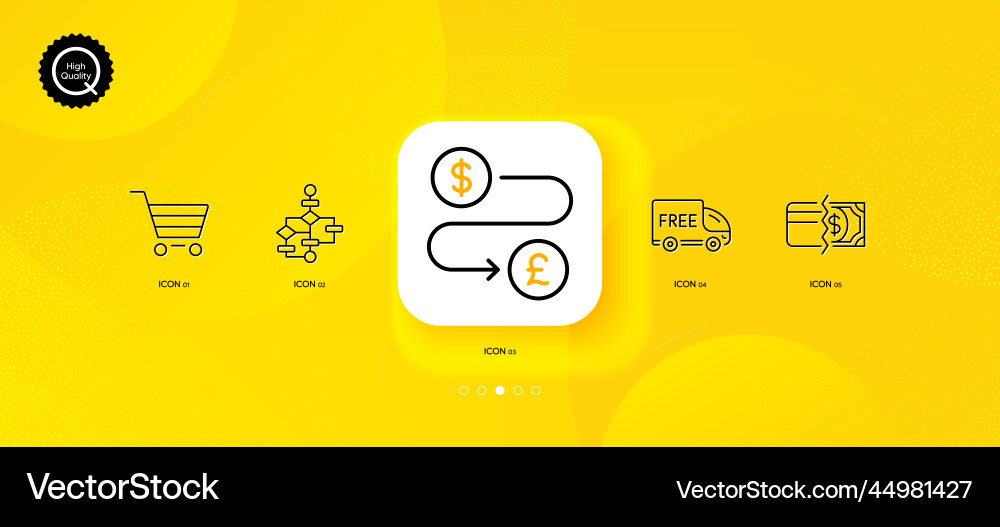 Money transfer payment methods and block diagram Vector Image
