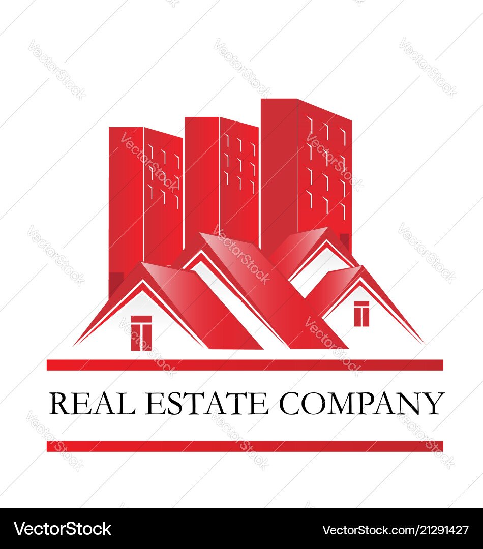 Real estate home sales icon Royalty Free Vector Image
