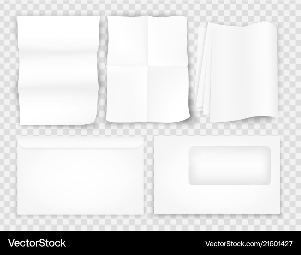 Templates set corporate identity paper sheet Vector Image