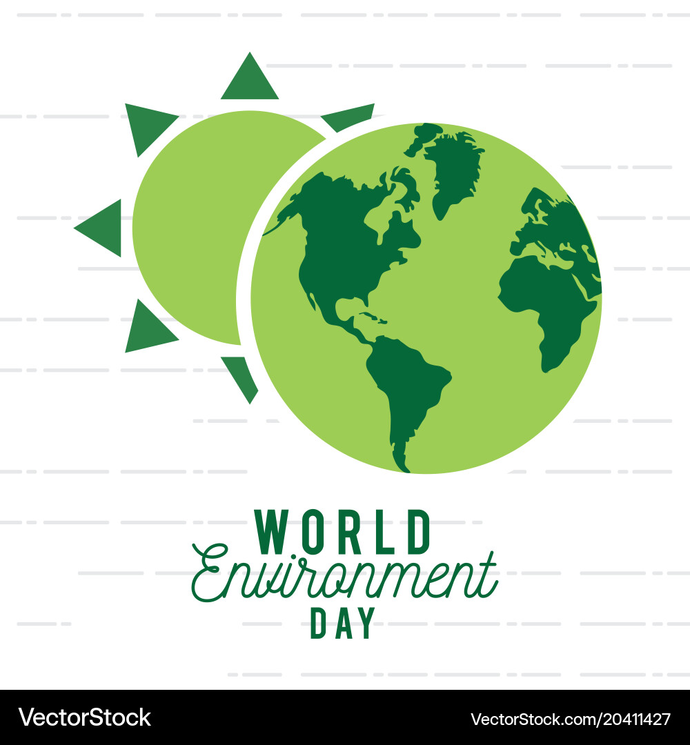 World environment day Royalty Free Vector Image