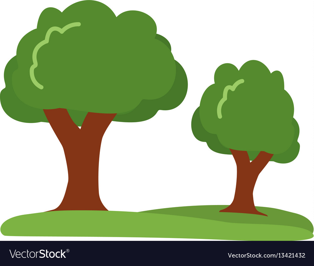 Trees Royalty Free Vector Image - VectorStock