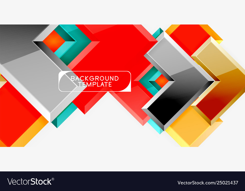 Abstract arrows composition background Royalty Free Vector