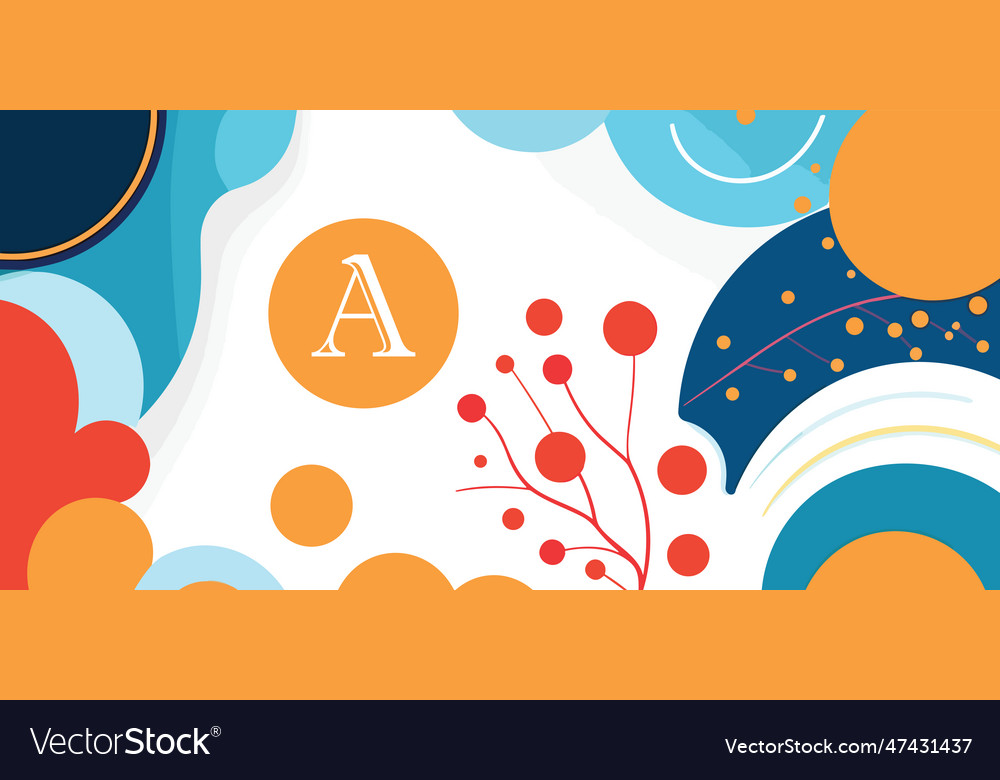 Abstract geometric flat pattern Royalty Free Vector Image