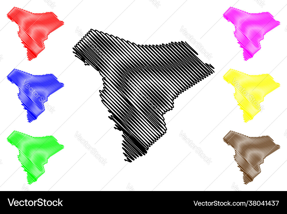 Allendale county state south carolina us Vector Image