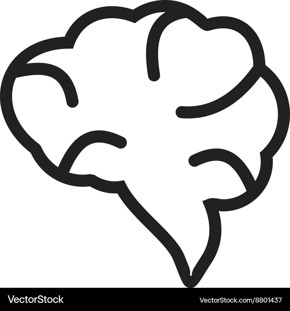 Brain Royalty Free Vector Image Vectorstock