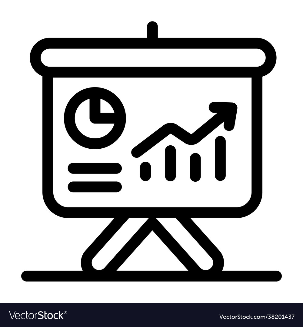 Data presentation Royalty Free Vector Image - VectorStock