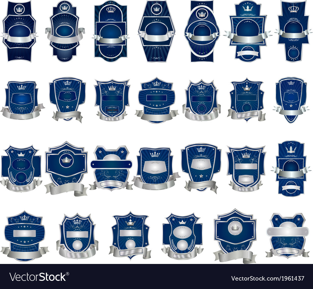Decorative labels collection Royalty Free Vector Image Decorative labels collection Royalty Free Vector Image