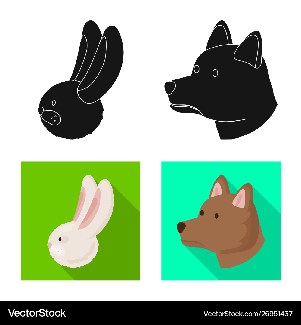 Isolated object agriculture and breeding sign Vector Image