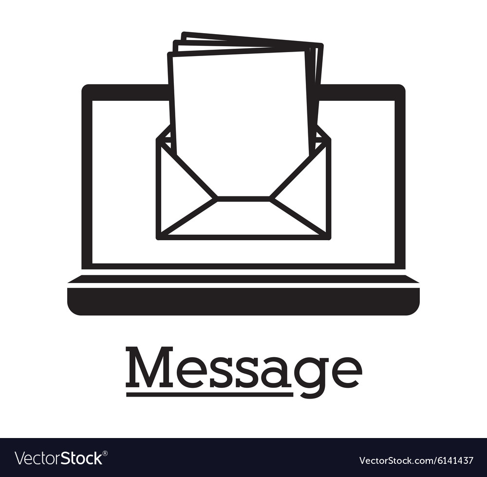 Message design Royalty Free Vector Image - VectorStock