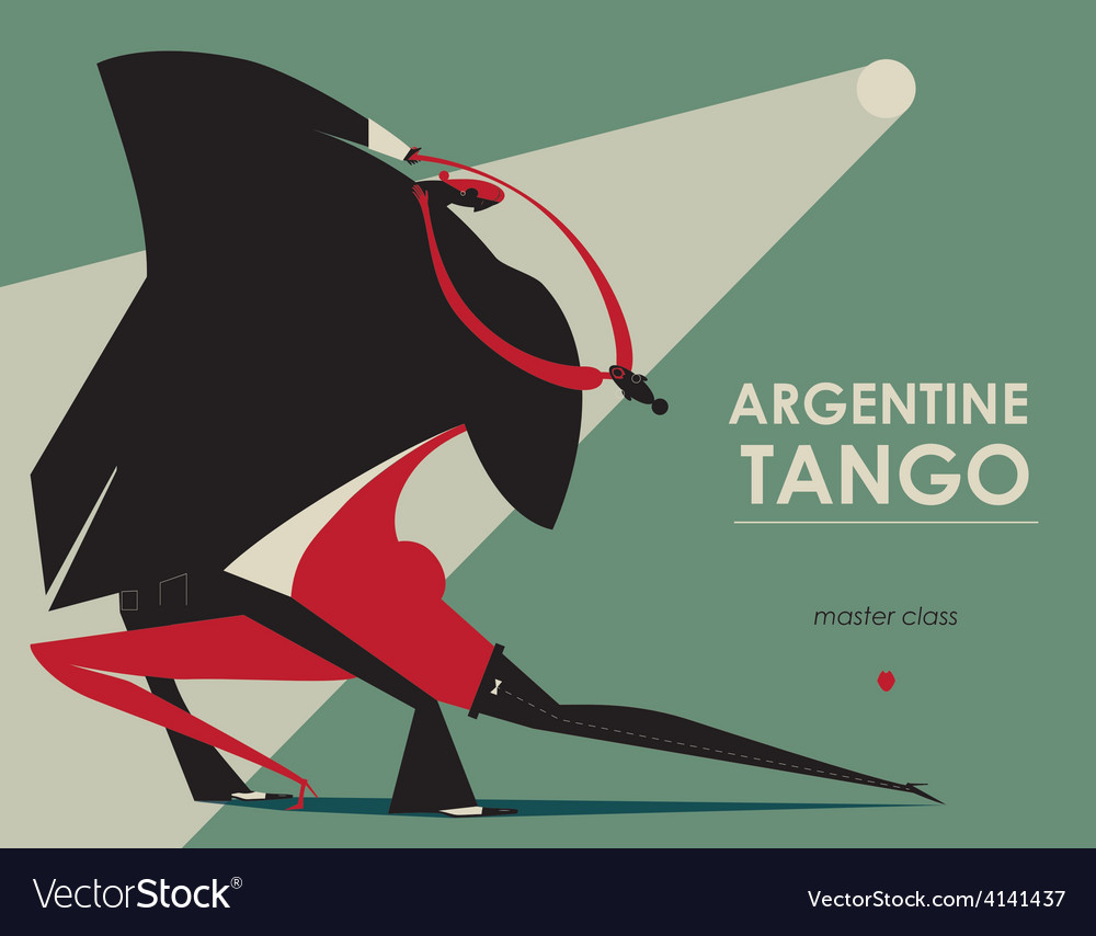 Tango dance Royalty Free Vector Image - VectorStock