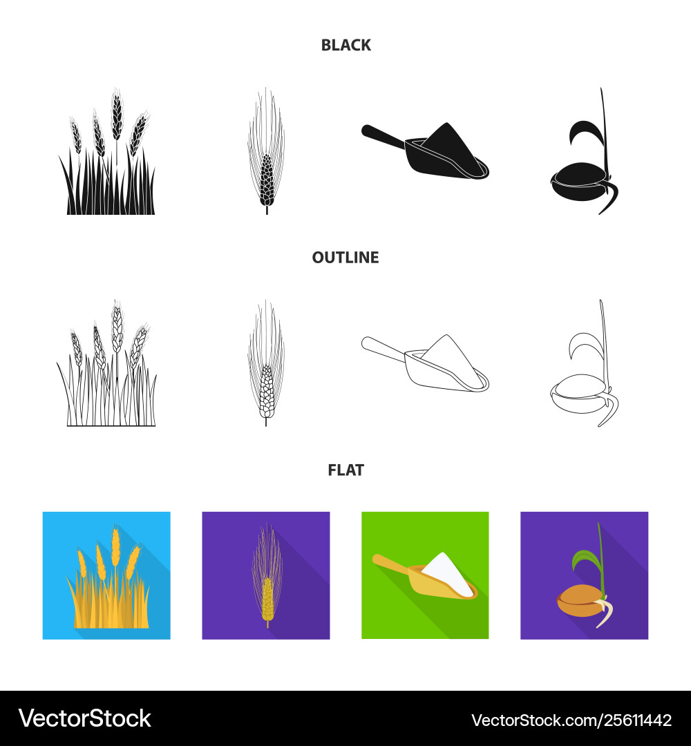 Agriculture and farming Royalty Free Vector Image