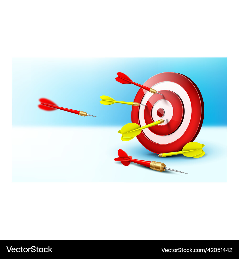 Business target achievement coaching banner Vector Image