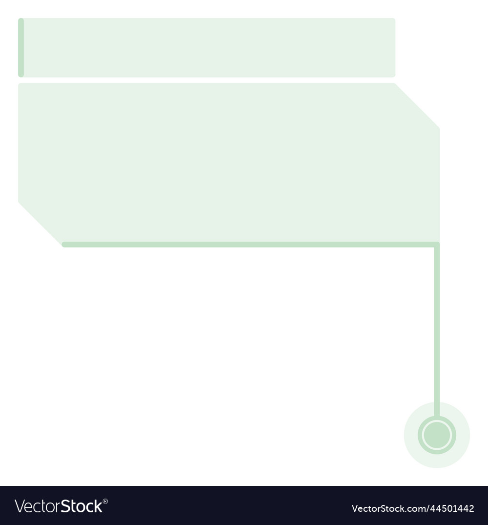 Callout template interface element text blank Vector Image