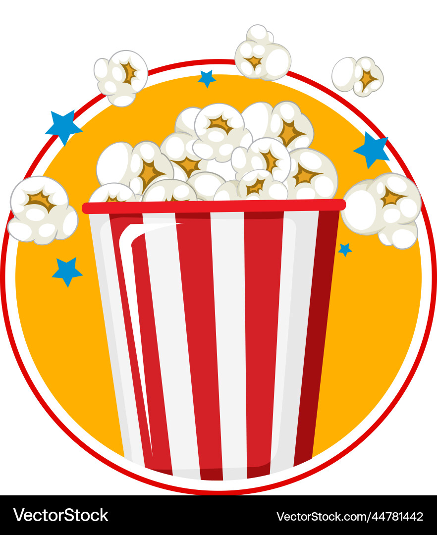 National popcorn day banner design Royalty Free Vector Image