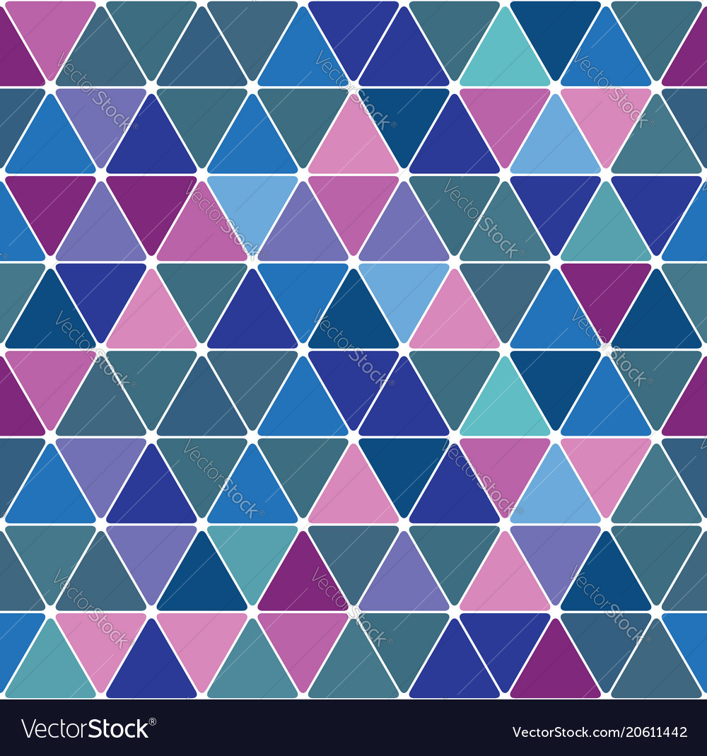 Winter triangle pattern 29 Royalty Free Vector Image