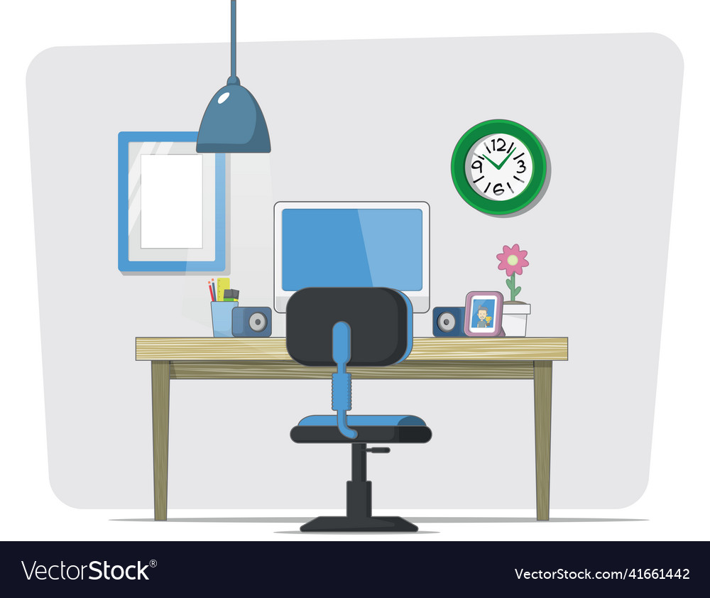 Workspace Royalty Free Vector Image - VectorStock