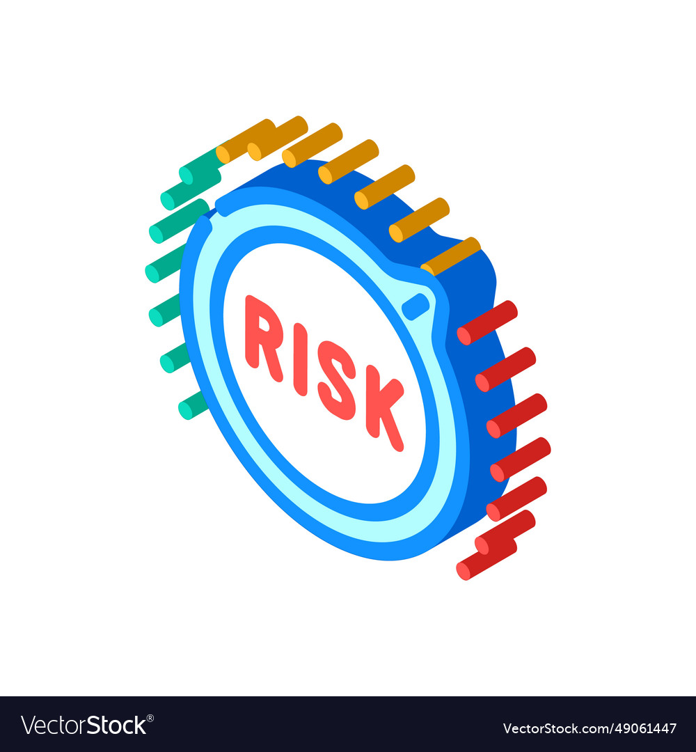 Controls risk isometric icon Royalty Free Vector Image Controls risk isometric icon Royalty Free Vector Image