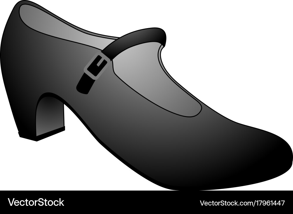 Elegant female shoe Royalty Free Vector Image - VectorStock