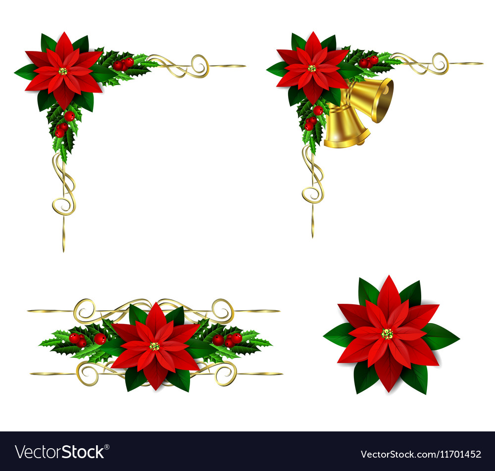 Christmas elements for your designs Royalty Free Vector