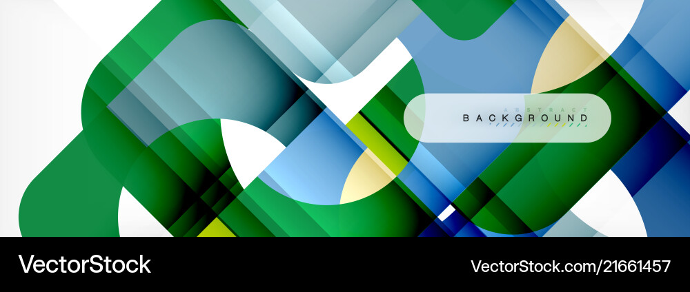 Color square shapes geometric modern abstract Vector Image