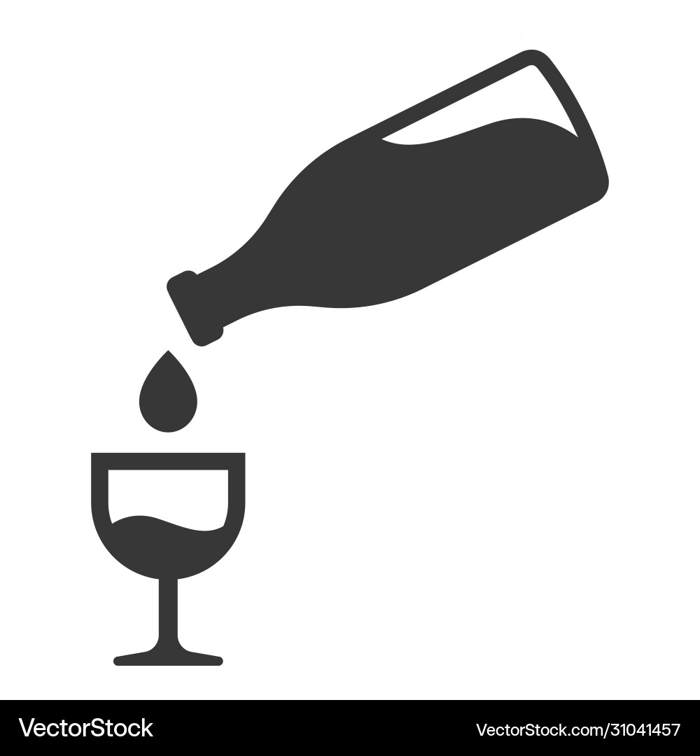 Pouring Wine Into A Glass