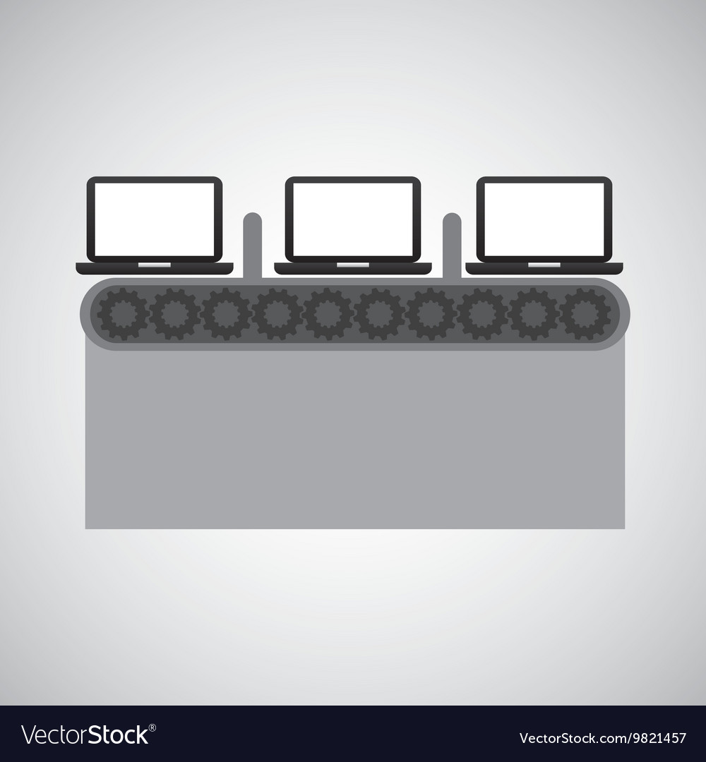 Robot technology machine Royalty Free Vector Image