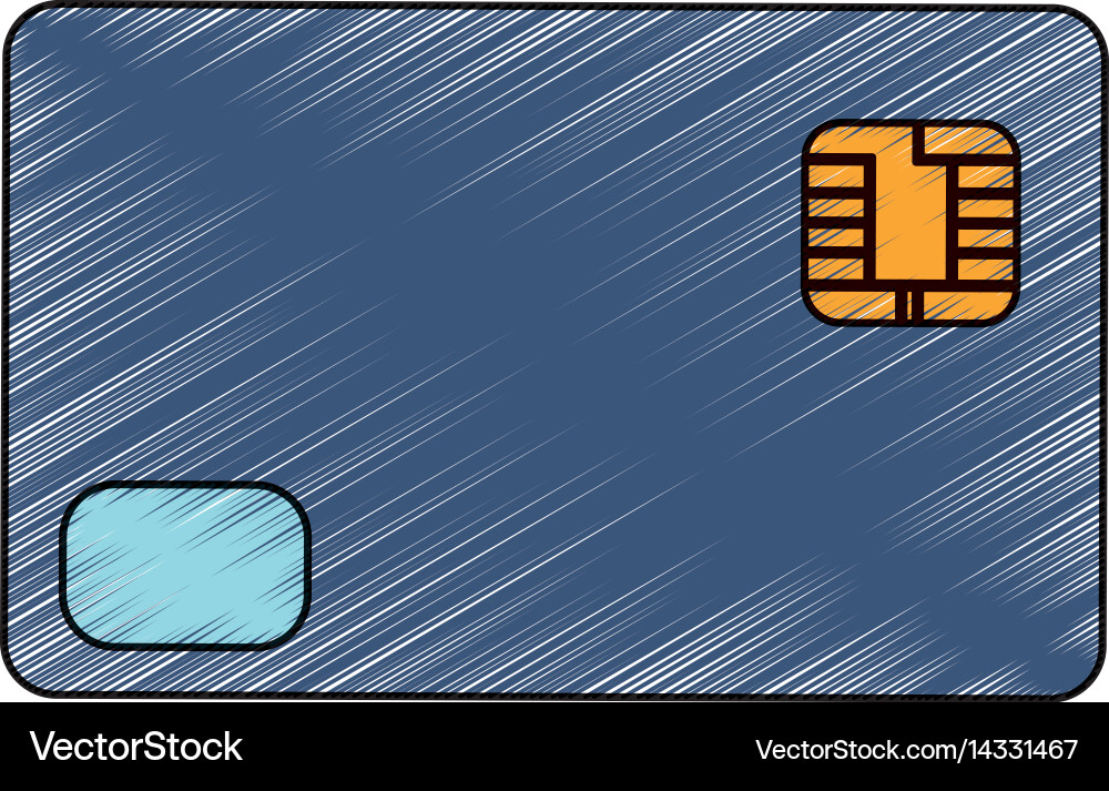 Bank credit card Royalty Free Vector Image - VectorStock