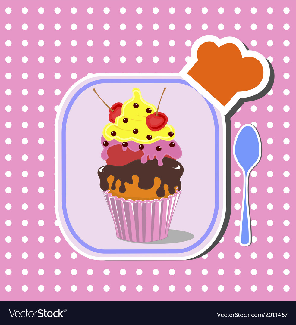 Cupcake Royalty Free Vector Image - VectorStock