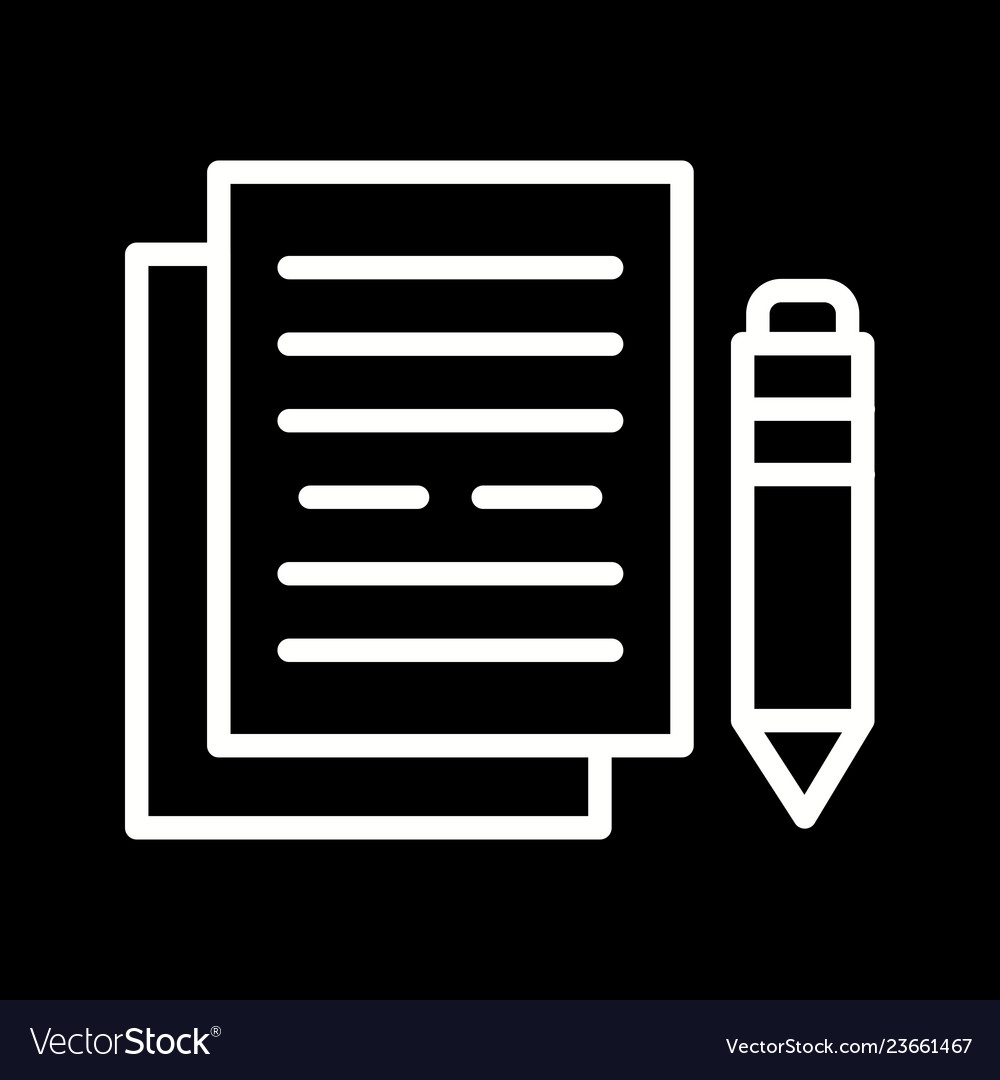 Documentation icon Royalty Free Vector Image - VectorStock