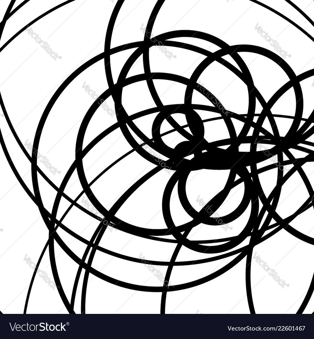 Random intersecting lines abstract pattern Vector Image