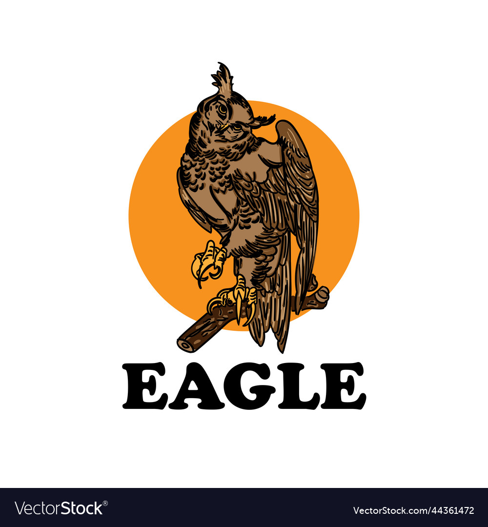 A eagle design Royalty Free Vector Image - VectorStock