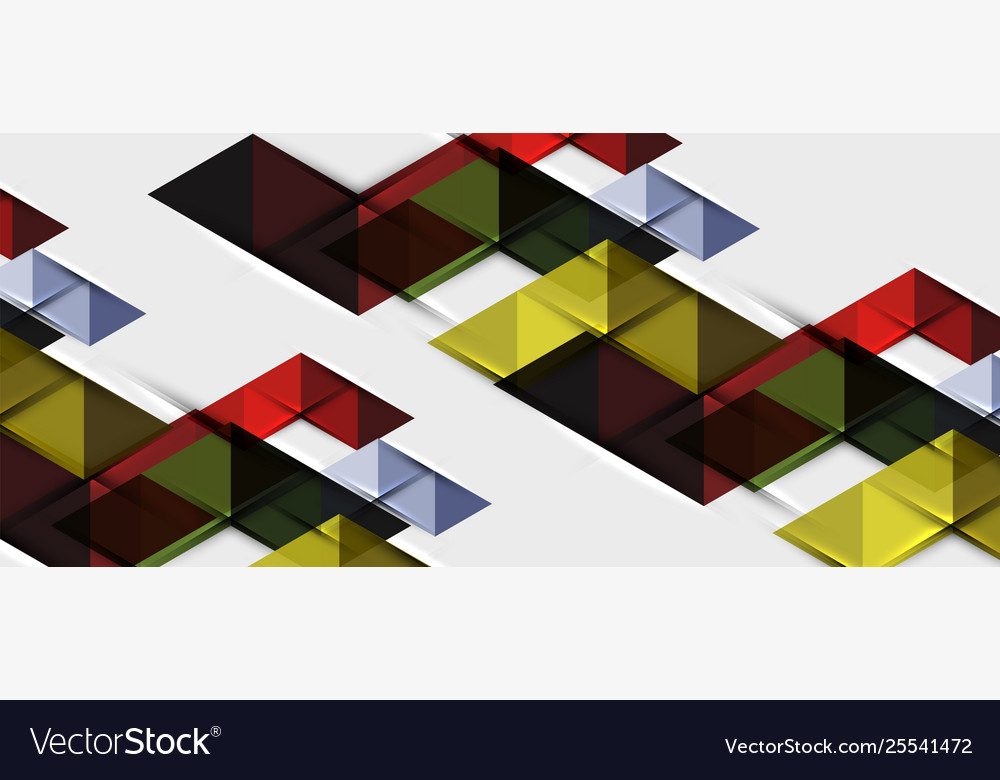 Abstract geometric background modern overlapping Vector Image