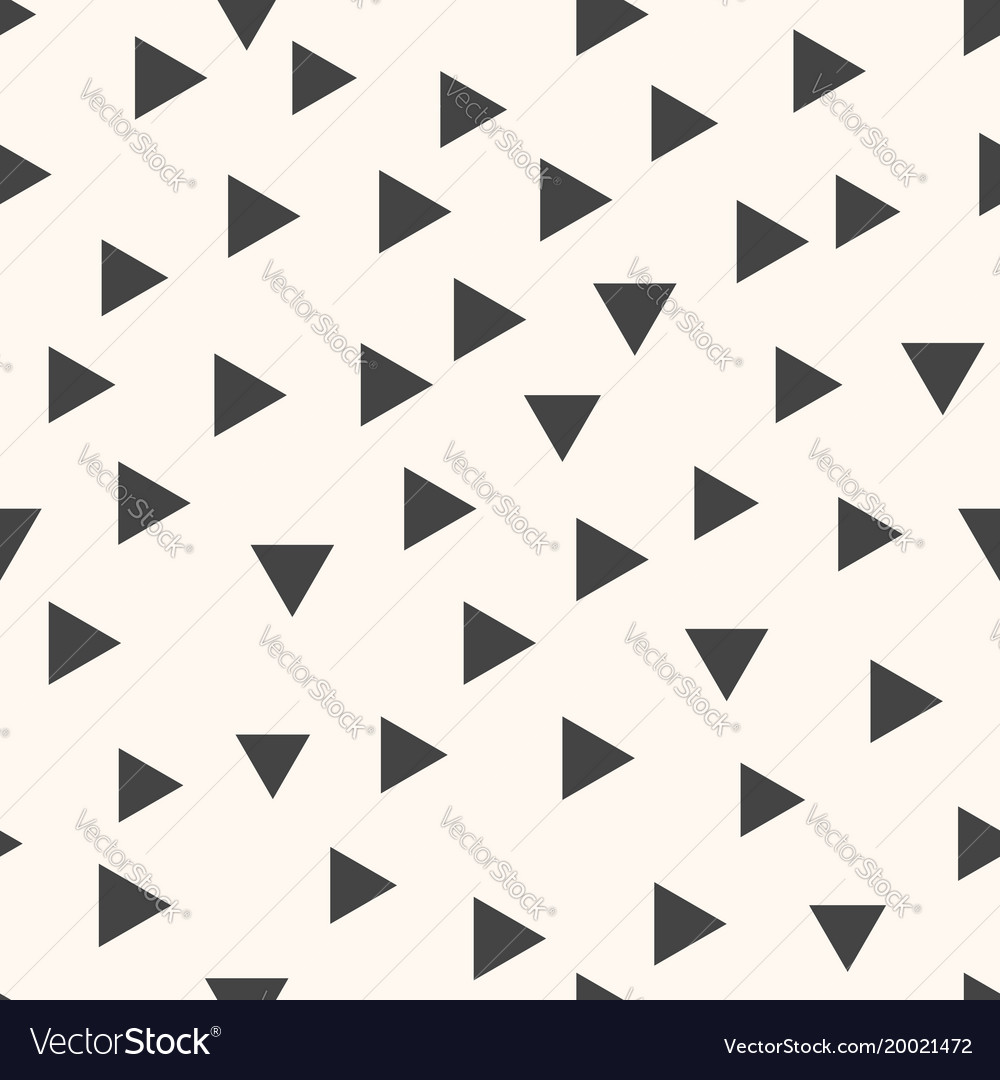 Geometric pattern with grey triangles seamless Vector Image