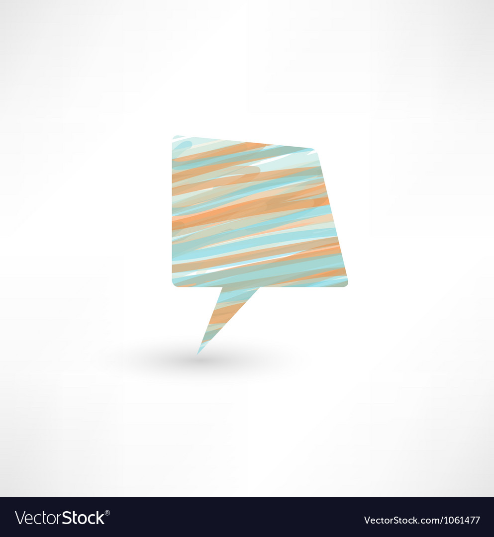 Abstract talking bubble Royalty Free Vector Image