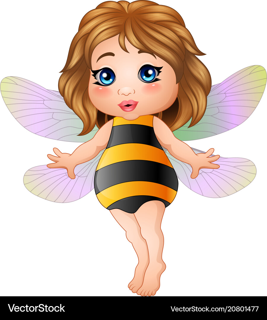 Cartoon little fairy Royalty Free Vector Image