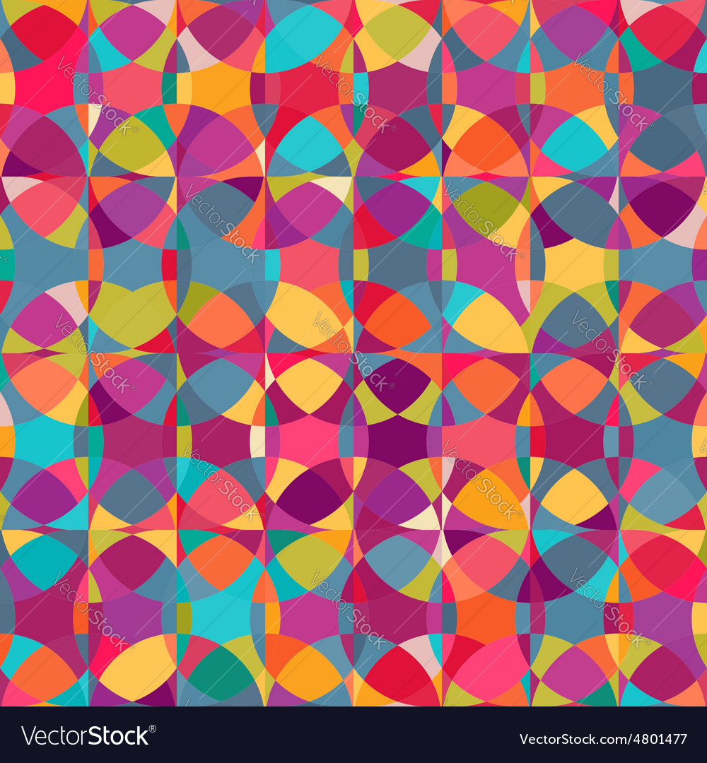 Colorful abstract seamless pattern Royalty Free Vector Image